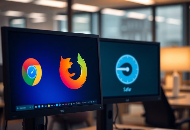 Confronto browser: Chrome, Firefox, Edge e Safari